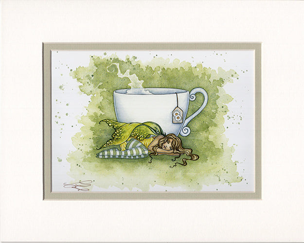 Matted Print - Chamomile Tea – Amy Brown Art